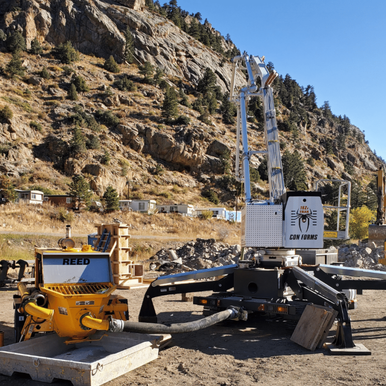 Concrete Placement Made Easy with 16Z: Low-Ceiling Solution