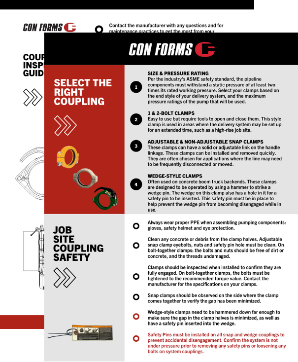 COUPLING INSPECTION TIPS FOR A SAFER JOB SITE - Conforms