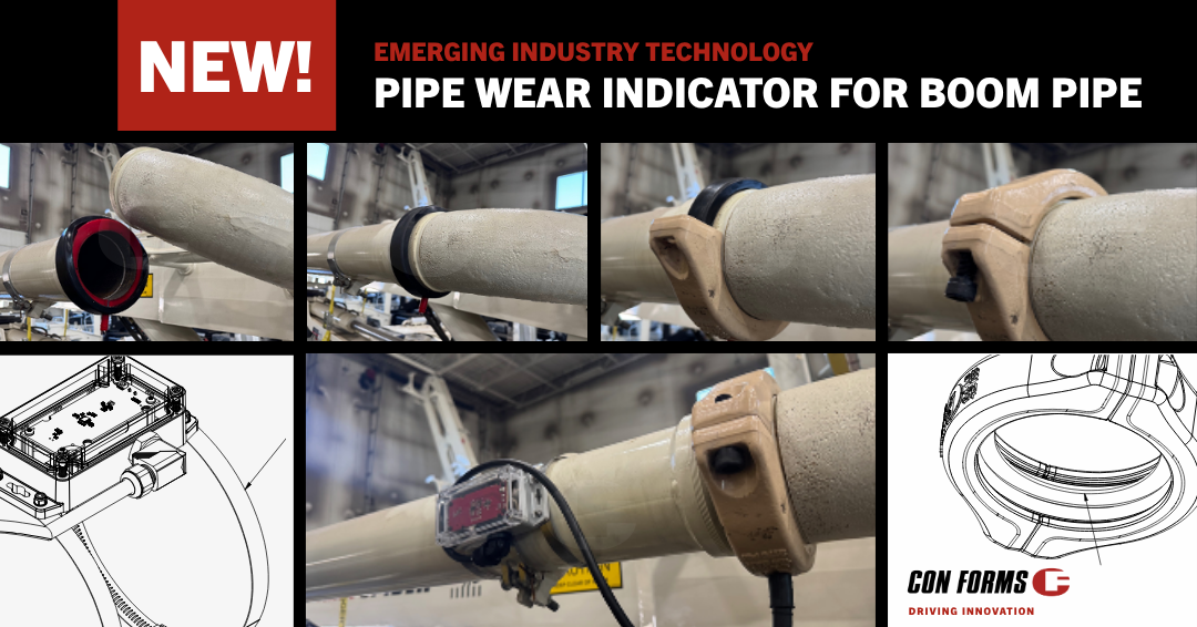 CON FORMS LAUNCHES BOOM PIPE WEAR INDICATOR: A STANDARD IN CONCRETE ...